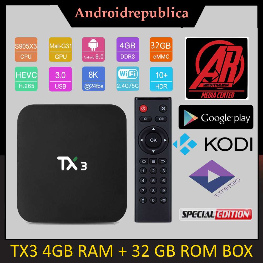 TX3 Box Amlogic S905X3 | Android 9.0 - androidrepublica